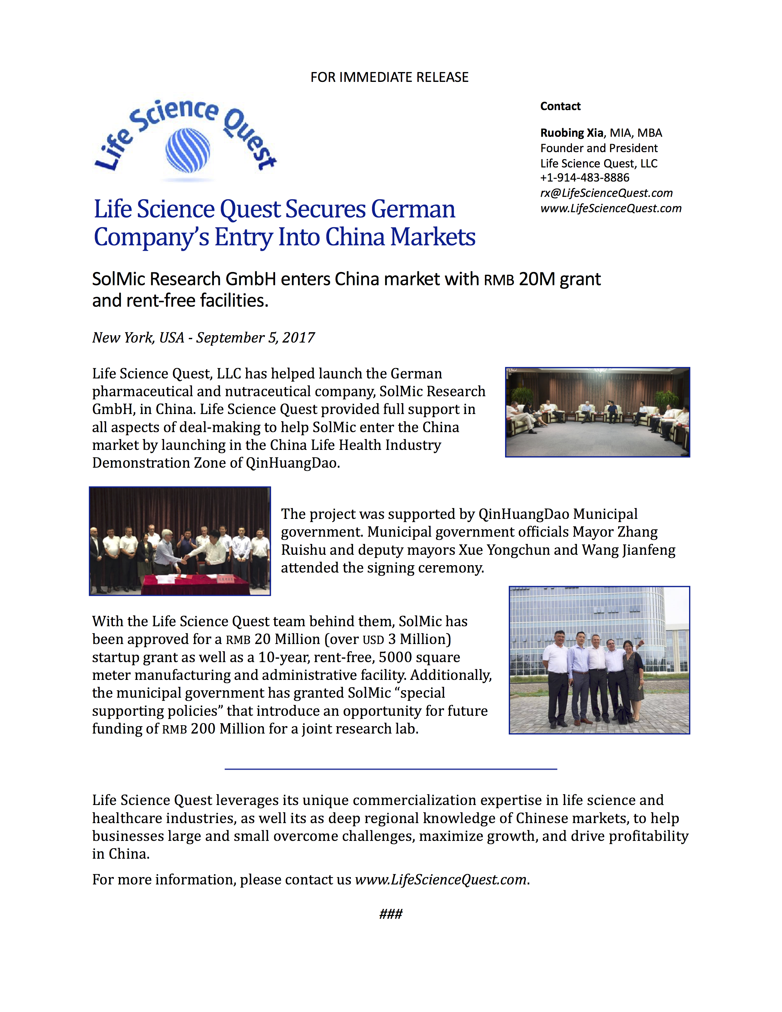 Life Science Quest - Engage, Innovate, Empower